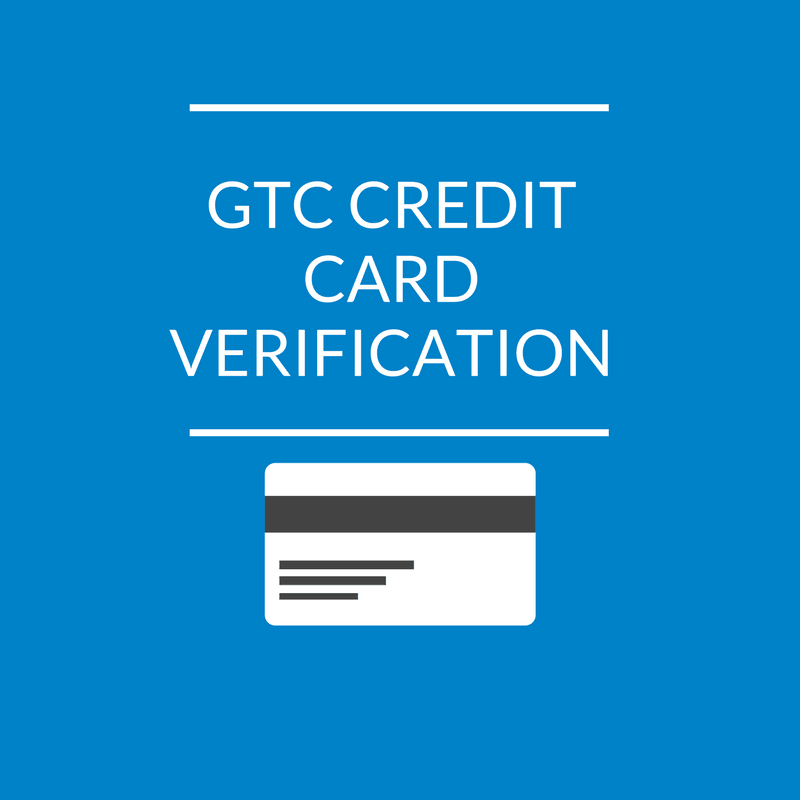 Credit Card Verification – GTC